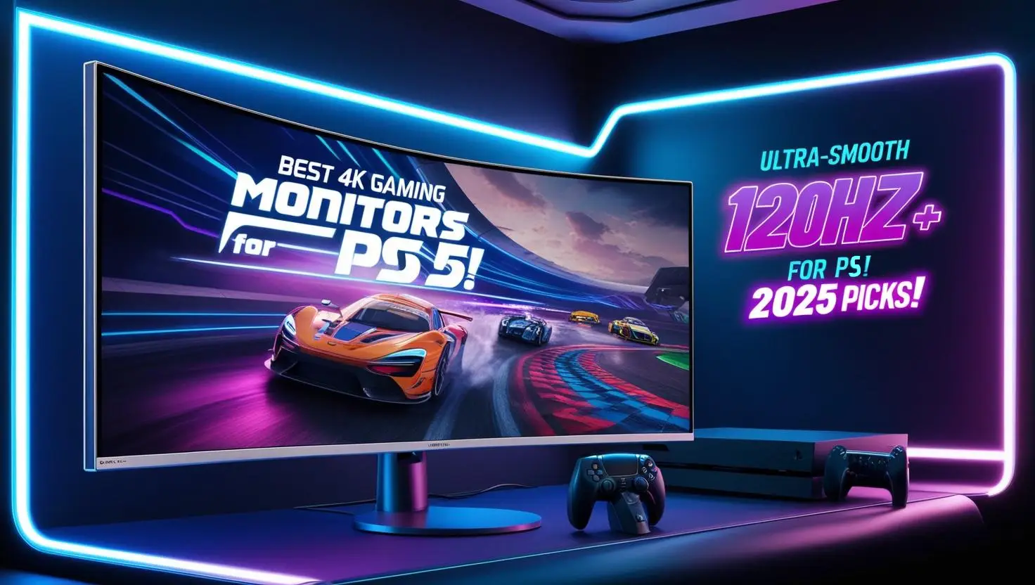 Best 4K Gaming Monitor for PS5 (2025) – Top Picks & HDMI 2.1!